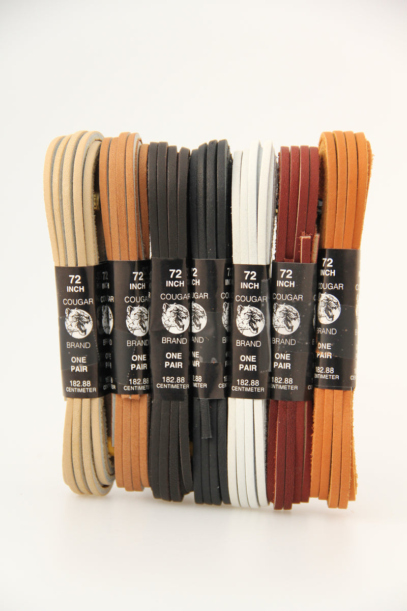 72" Leather Lace (Pair) – J.H. Cook & Sons, LLC.